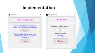 Handwritten character recognition using artificial neural network | PPTX