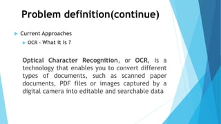 Handwritten character recognition using artificial neural network | PPTX
