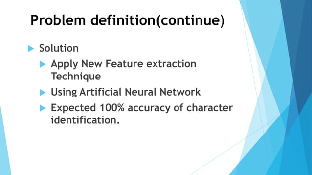 Handwritten character recognition using artificial neural network | PPTX