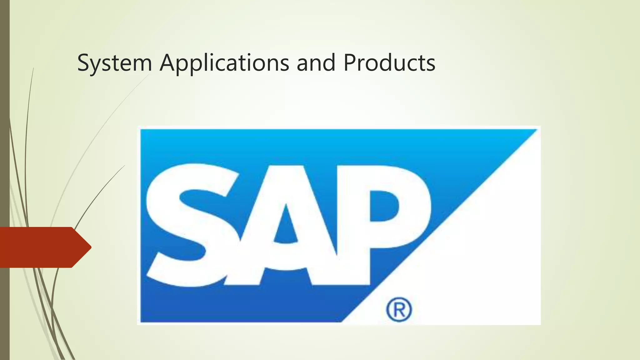 SAP Basic Introduction | PPTX