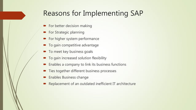 Sap Basic Introduction Ppt