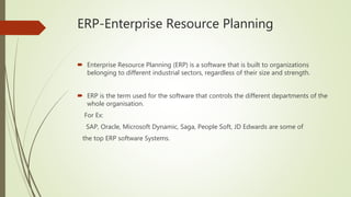 SAP Basic Introduction | PPTX