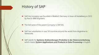 SAP Basic Introduction | PPT