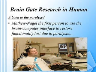 BRAIN GATE SYSTEM | PPTX