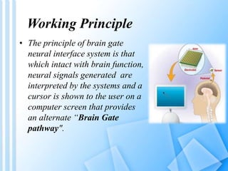 BRAIN GATE SYSTEM | PPT