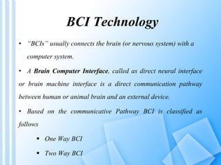 BRAIN GATE SYSTEM | PPT