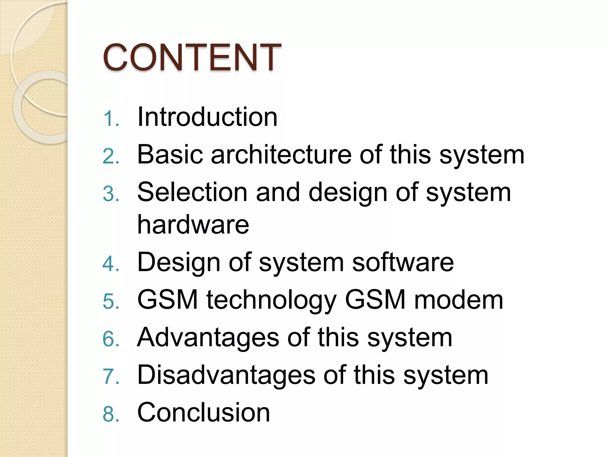 A Remote home security system | PPT