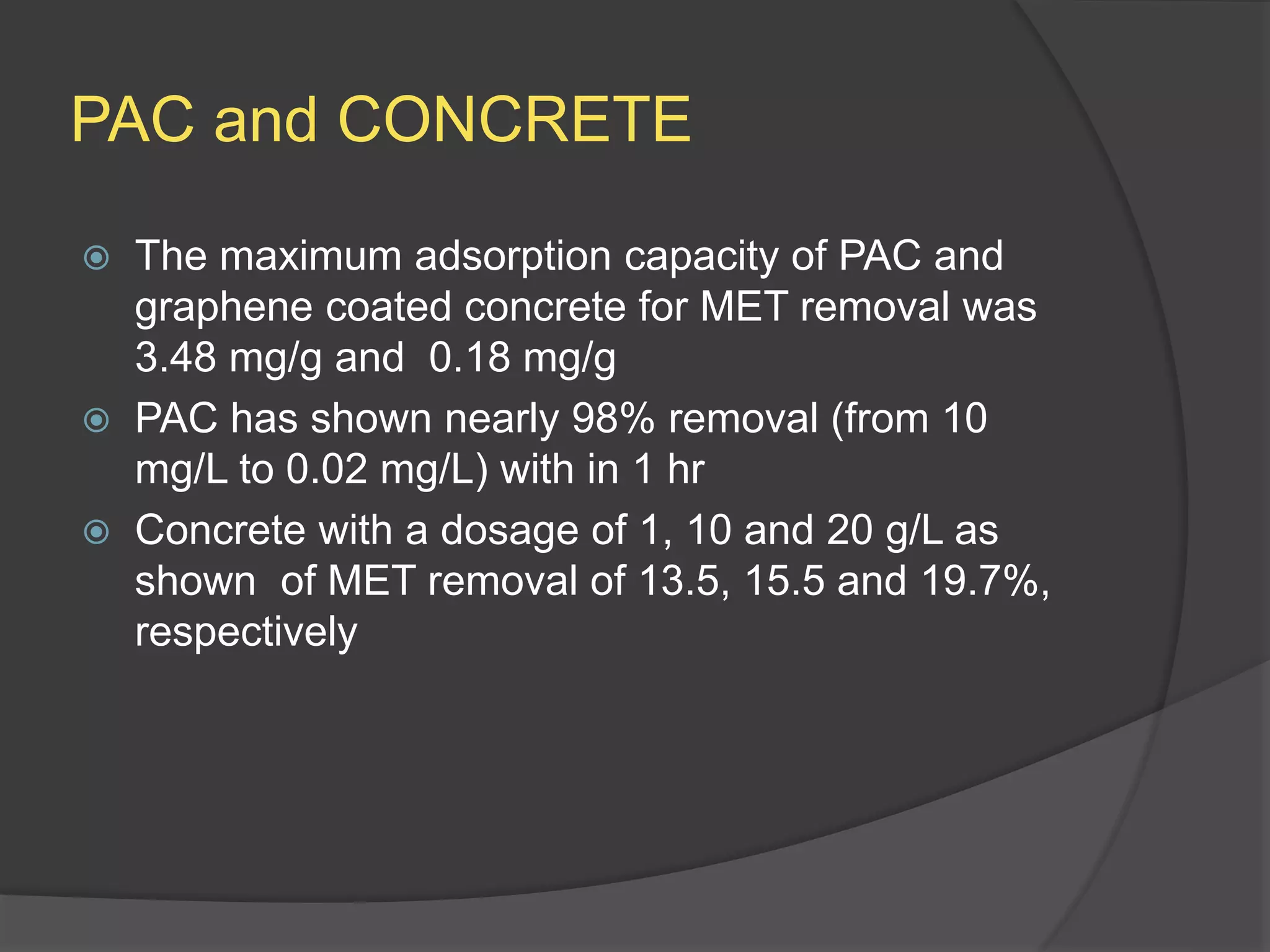 REMOVAL OF ANTIBIOTIC FROM WASTEWATER BY ADSORPTION | PPT
