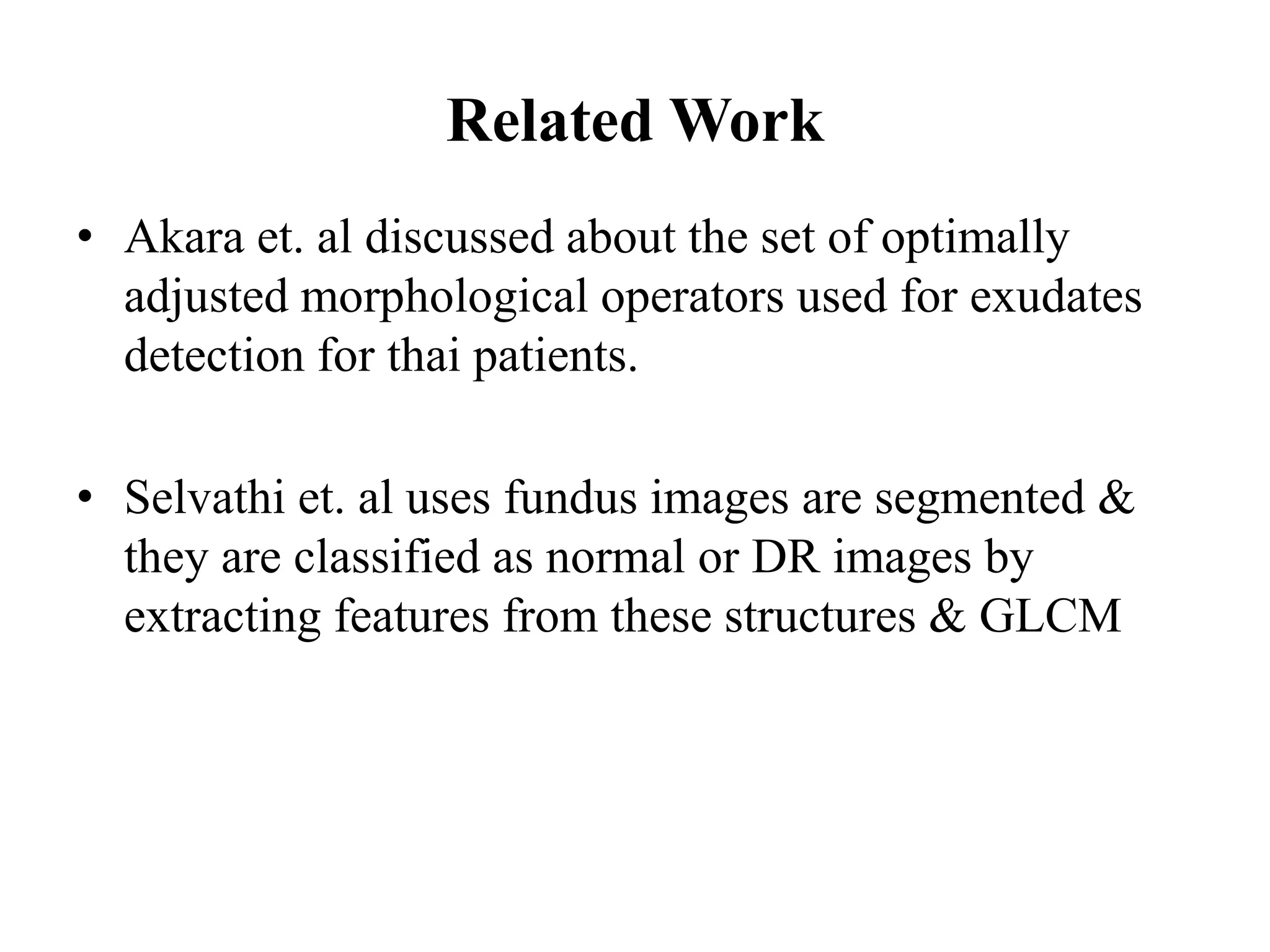 Diabetic Retinopathy Analysis using Fundus Image | PPTX