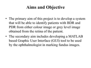 Diabetic Retinopathy Analysis using Fundus Image | PPTX