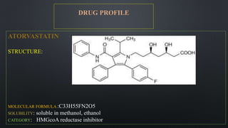 RP-HPLC method development for simultaneous estimation of atorvastatin and simvastatin | PPTX