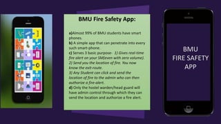 Evacuation plan in case of fire - BMU campus | PPT