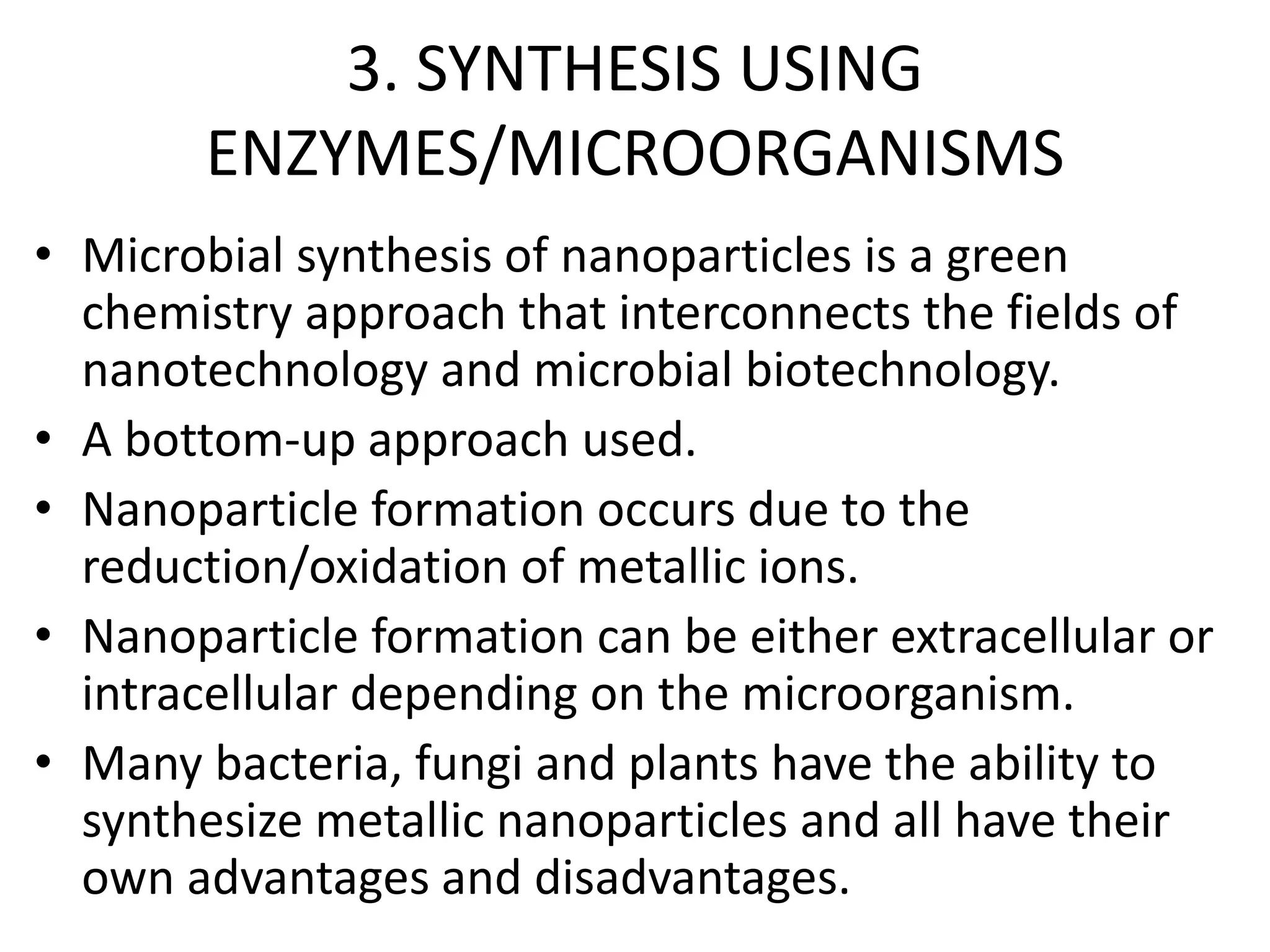 Green synthesis of nanoparticles | PPTX