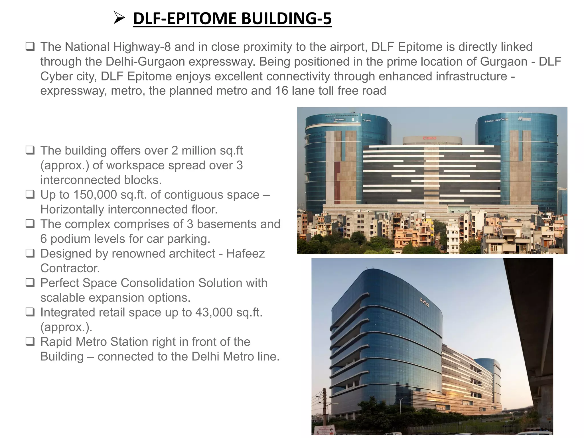 DLF Cyber city (integrated business district) | PDF