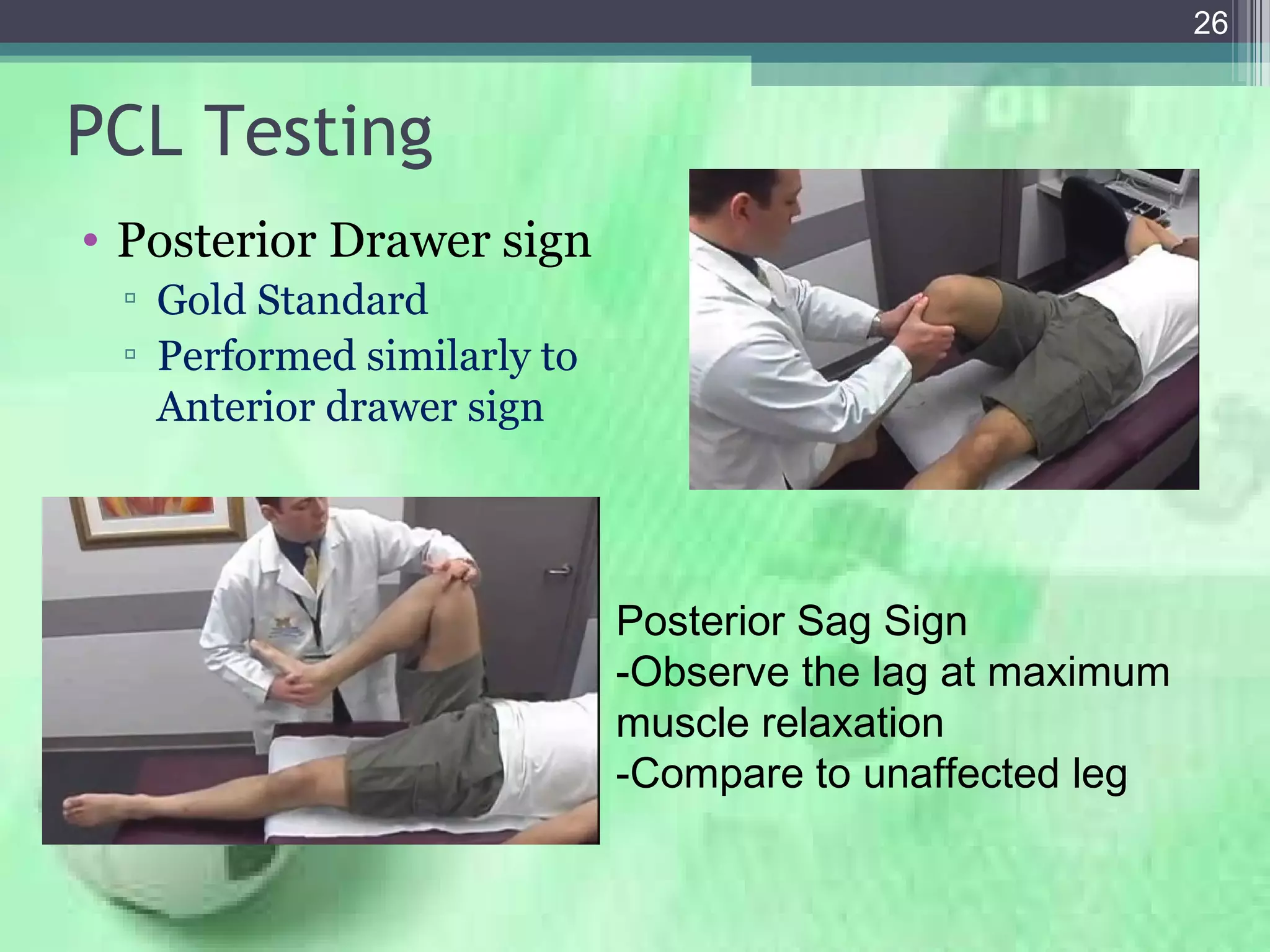 Knee Injuries In Detail | PPT