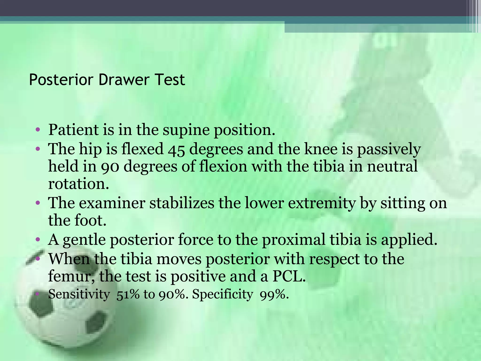 Knee Injuries In Detail | PPT