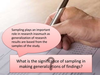SECTION 11- GENERALIZATION AND INTERPRETATION OF RESULTS | PPT