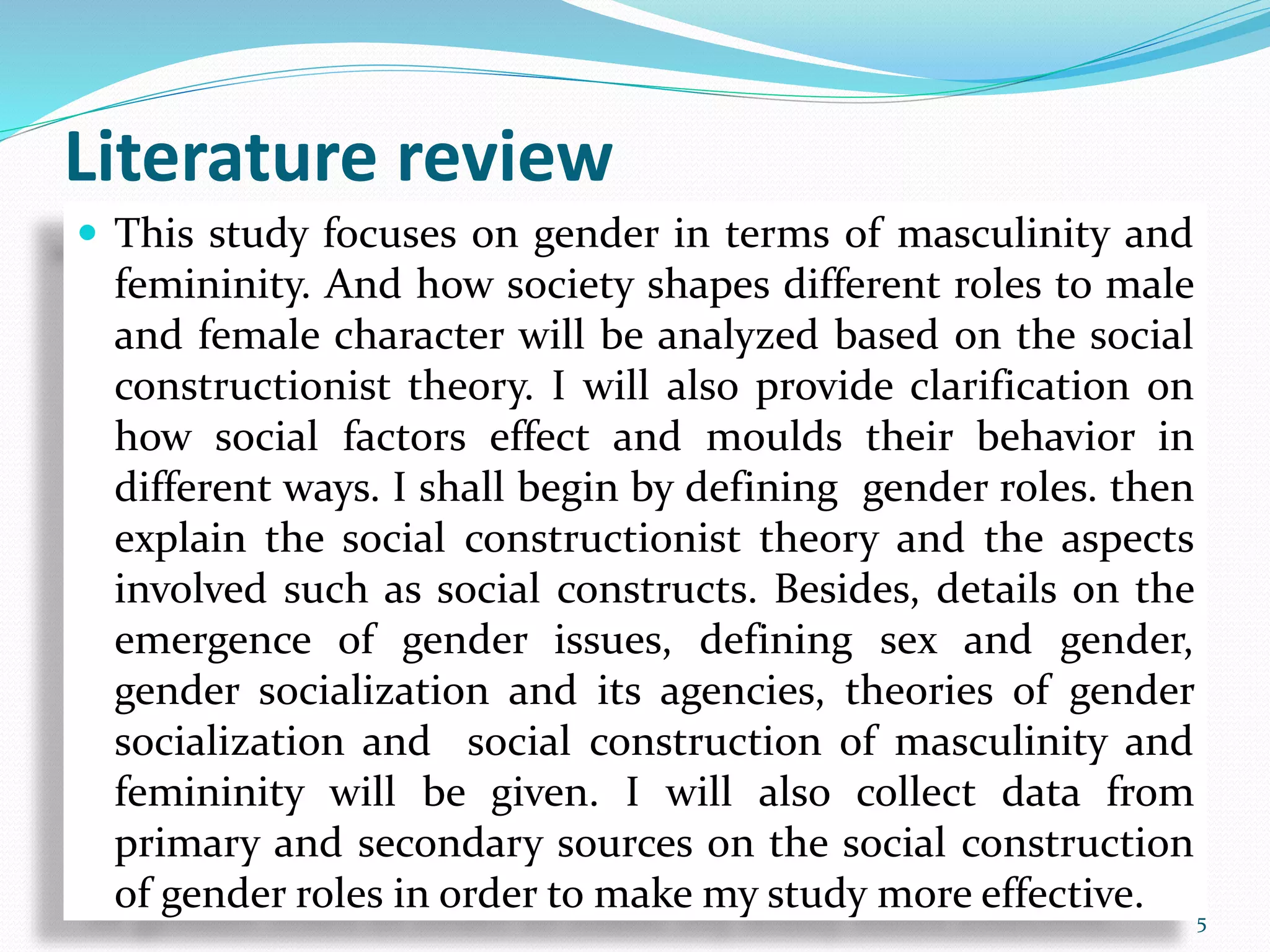 social construction of gender | PPTX