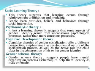 social construction of gender | PPTX