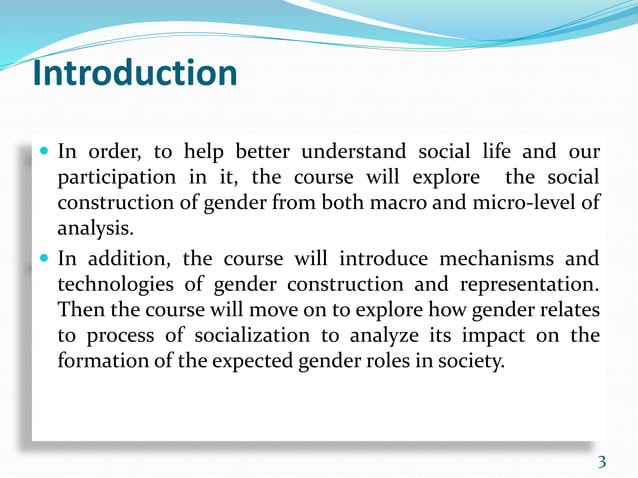 social construction of gender | PPTX