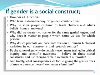social construction of gender | PPTX