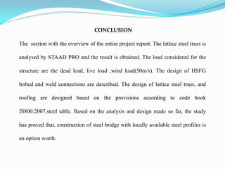 Design of Foot Over Bridge | PDF