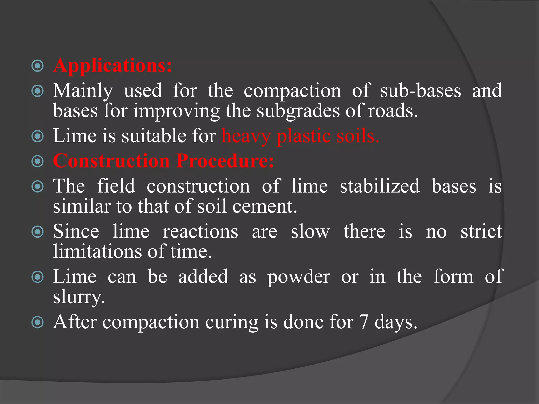 METHOD OF SOIL STABILIZARION | PPTX