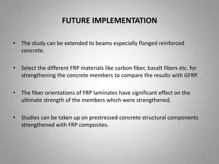 Retrofitting Using FRP Laminates | PPTX