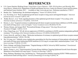 Role of EGFR in lung cancer:Resistance and Treatment | PPTX