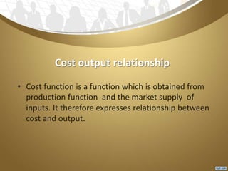 cost analysis | PPTX