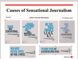 Sensationalism in Journalism | PPTX