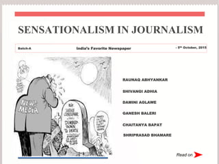 Sensationalism in Journalism | PPTX
