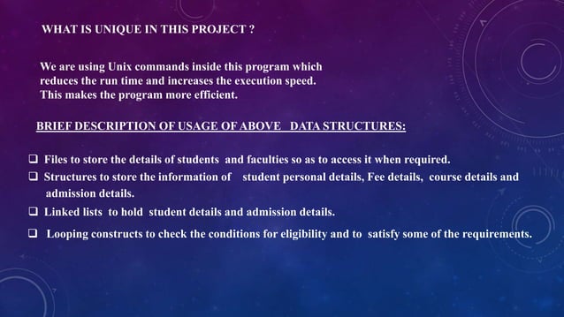 Student database management system | PPTX