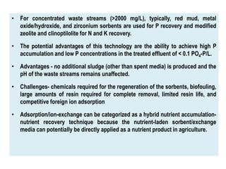 NUTRIENT RECOVERY FROM WASTES | PPT