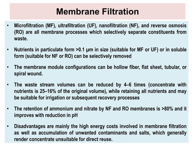 NUTRIENT RECOVERY FROM WASTES | PPT