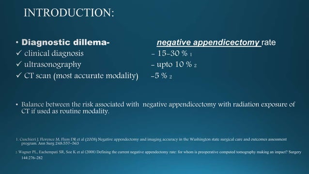 appendicitis inflammatory response scoring | PPT