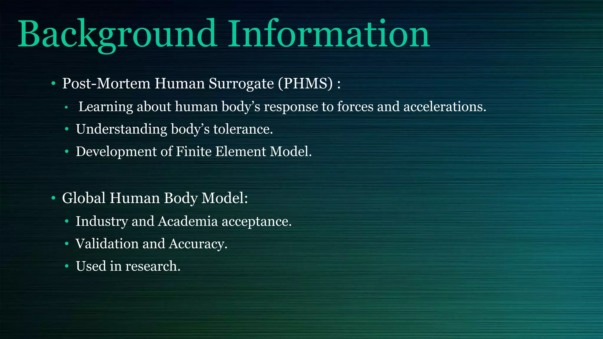 Validation of GHBMC M50 Head Model | PPTX