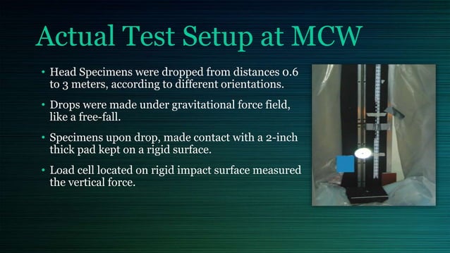 Validation of GHBMC M50 Head Model | PPTX | Physics | Science
