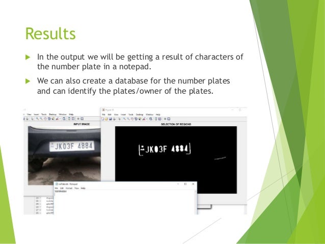Car Number Plate Detection Using Matlab Image And Video Processing