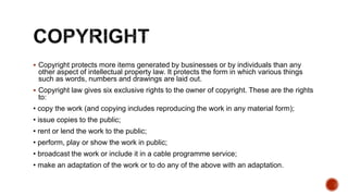 Intellectual Property Rights | PPTX