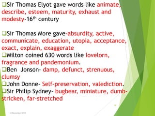 Early Modern English(1500-1800) | PPTX