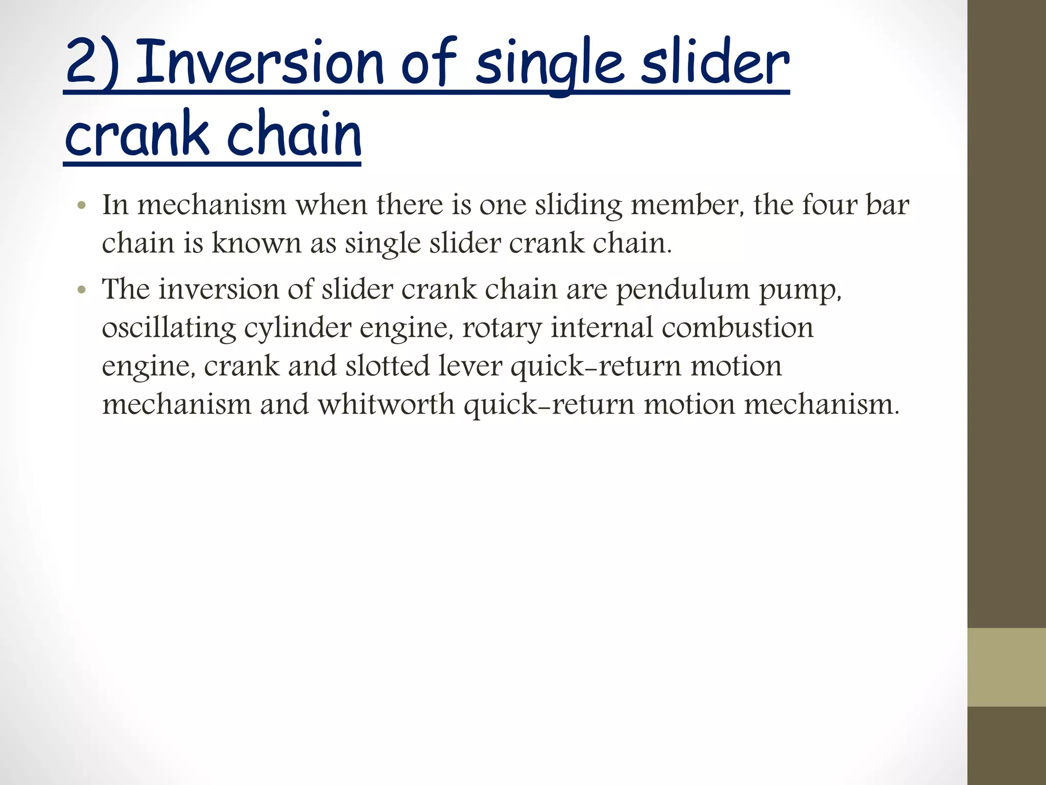 INVERSION OF MECHANISM | PPTX