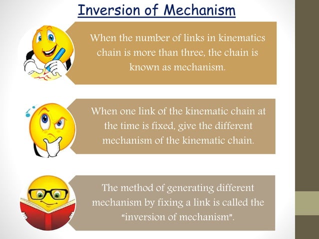 INVERSION OF MECHANISM | PPTX | Physics | Science