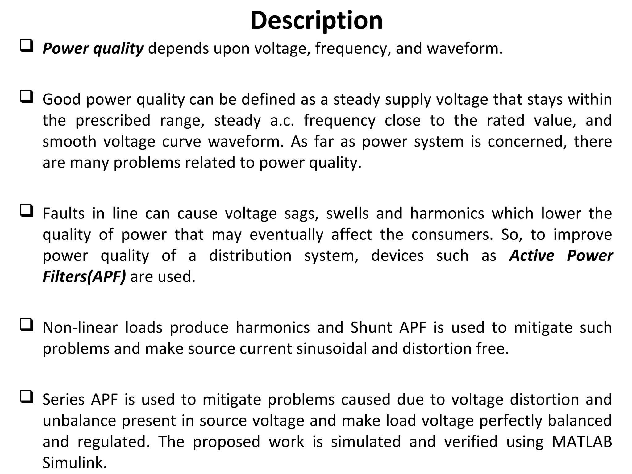 POWER QUALITY IMPROVEMENT AND FAULT RIDE THROUGH OF GRID CONNECTED WIND ...