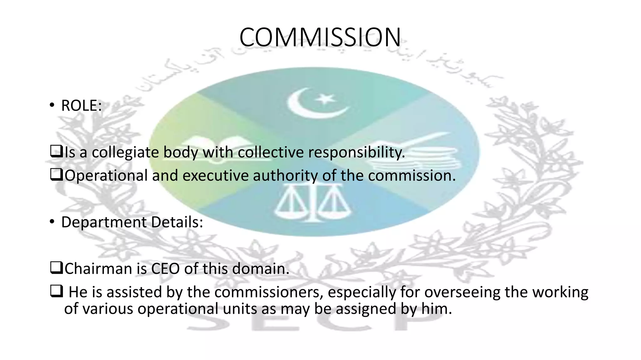 security exchange commision (SECP) | PPTX