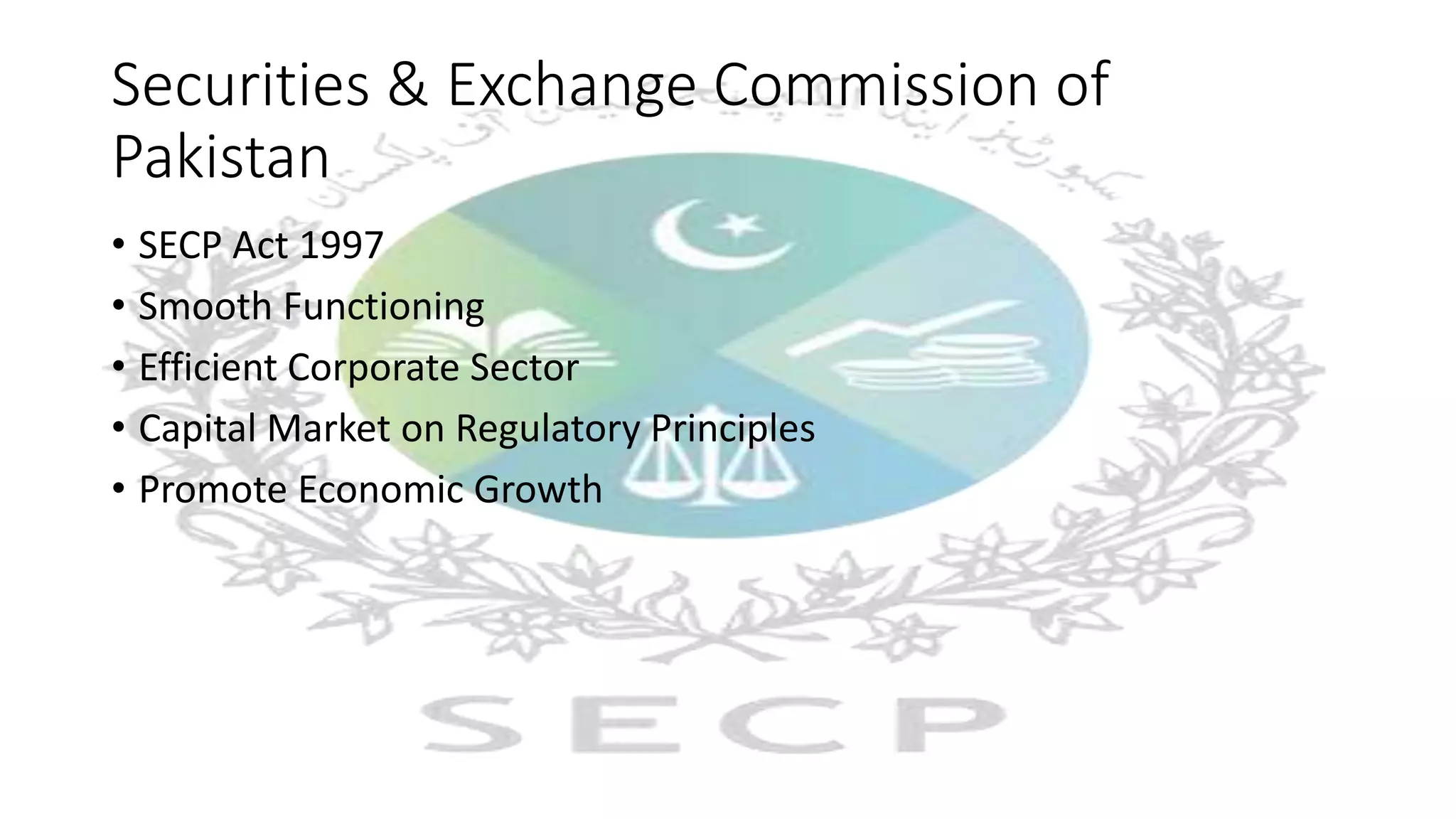 security exchange commision (SECP) | PPTX