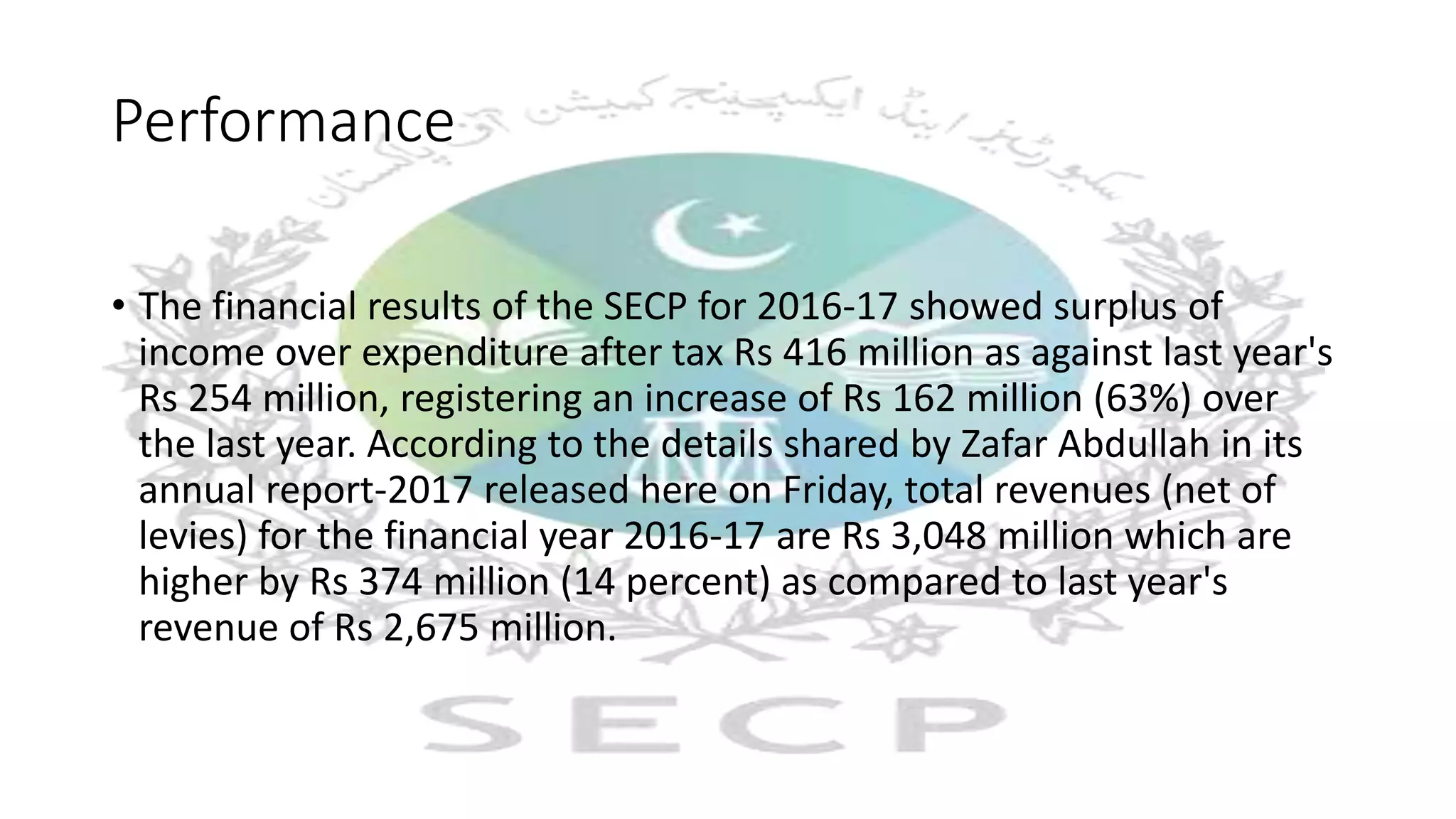 security exchange commision (SECP) | PPTX