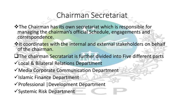 security exchange commision (SECP) | PPTX | Business Accounting ...