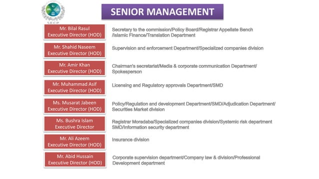 security exchange commision (SECP) | PPTX | Business Accounting ...