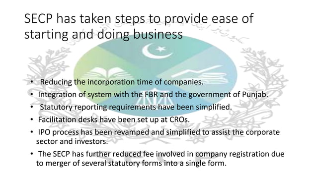 security exchange commision (SECP) | PPTX | Business Accounting ...